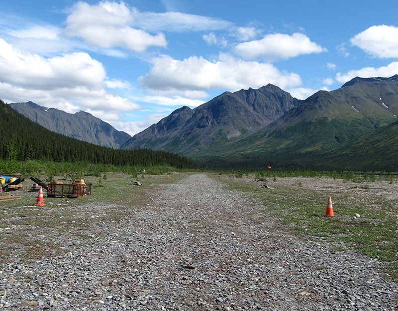 Remote gravel runway Photo by BMAS staff – Katmai Brown Bears